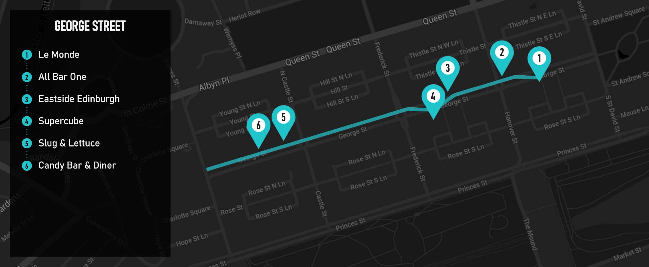 George Street Bar Crawl | Edinburgh Hotspots