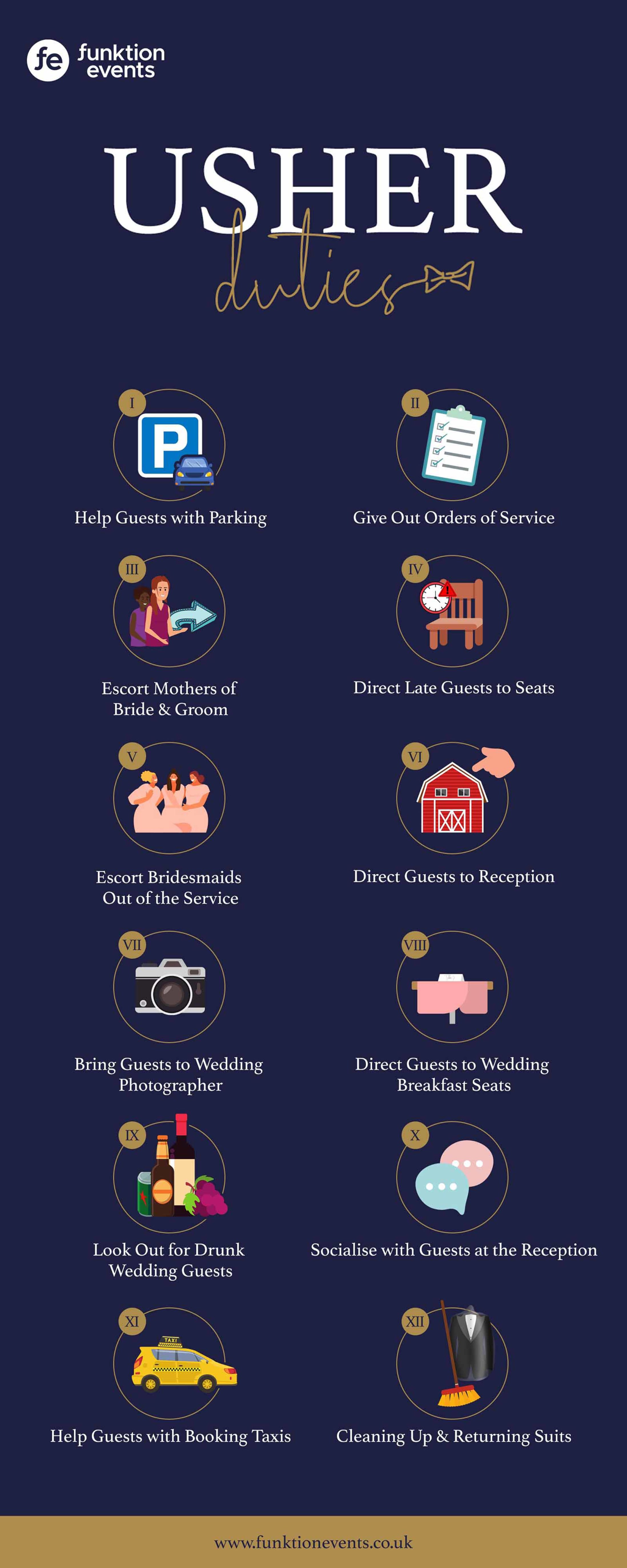 Main Usher Duties | Usher Responsibilities