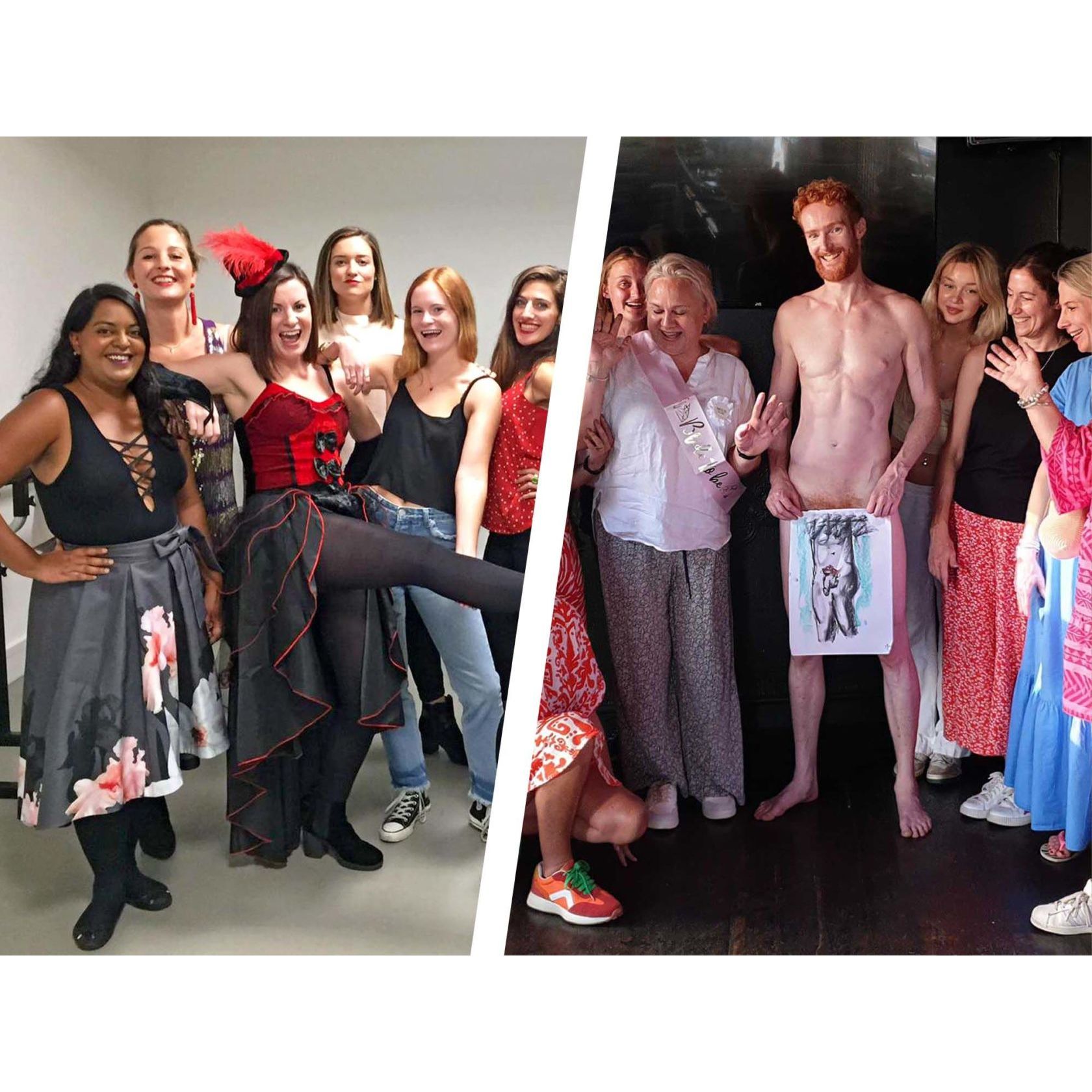 Hen Party Life Drawing – Cheeky Male Life Model