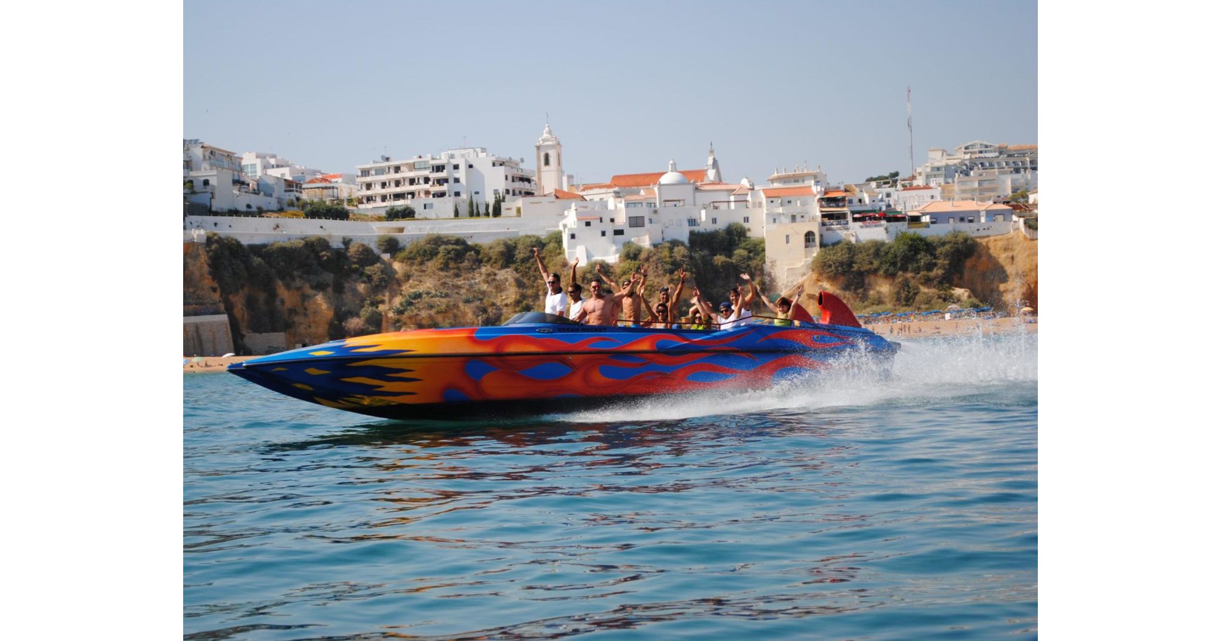 Rocket Boat Ride Hen Party in Albufeira | Book Online