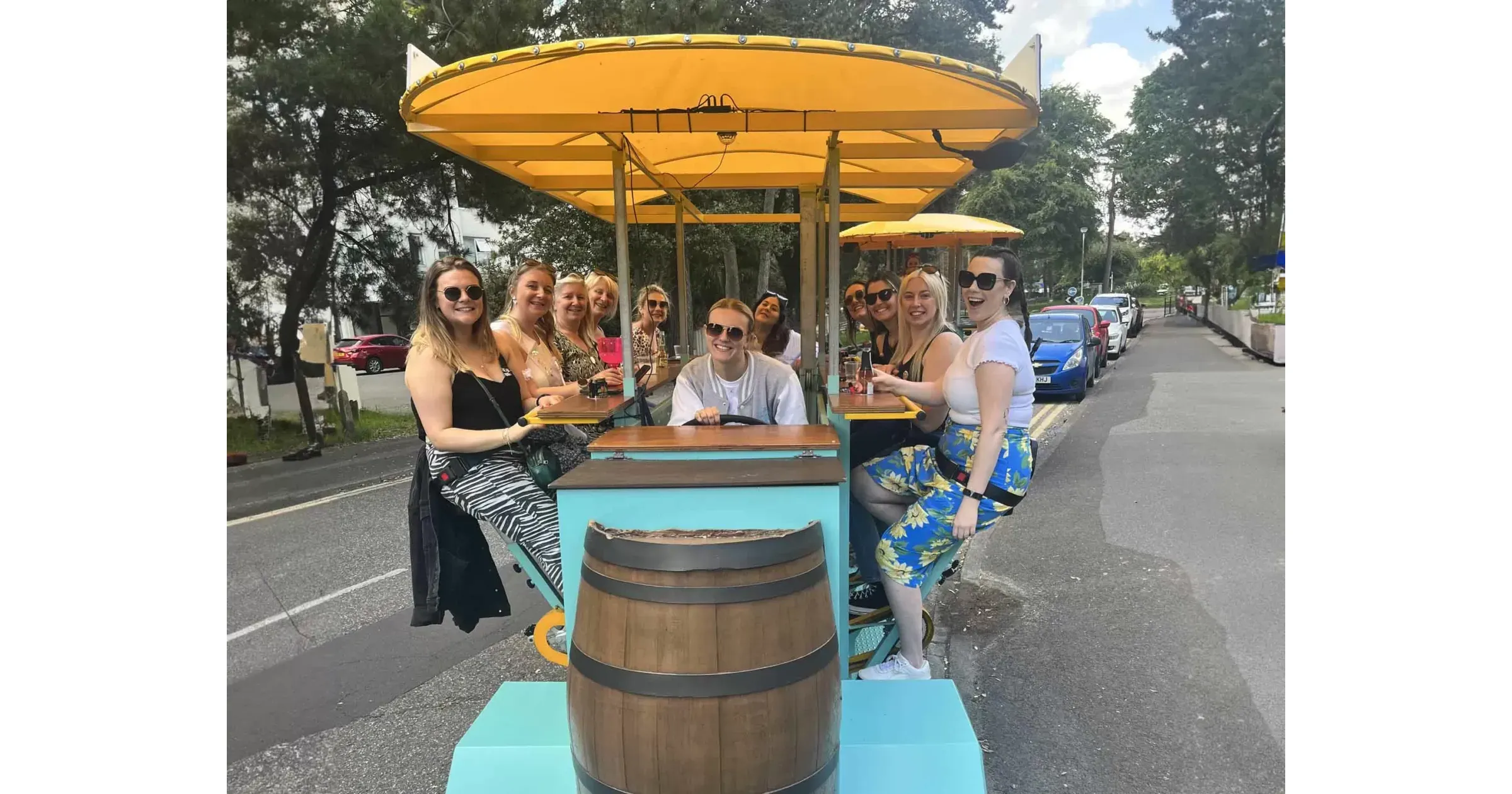 Prosecco Bike Hen Party in Bournemouth | Funktion Events