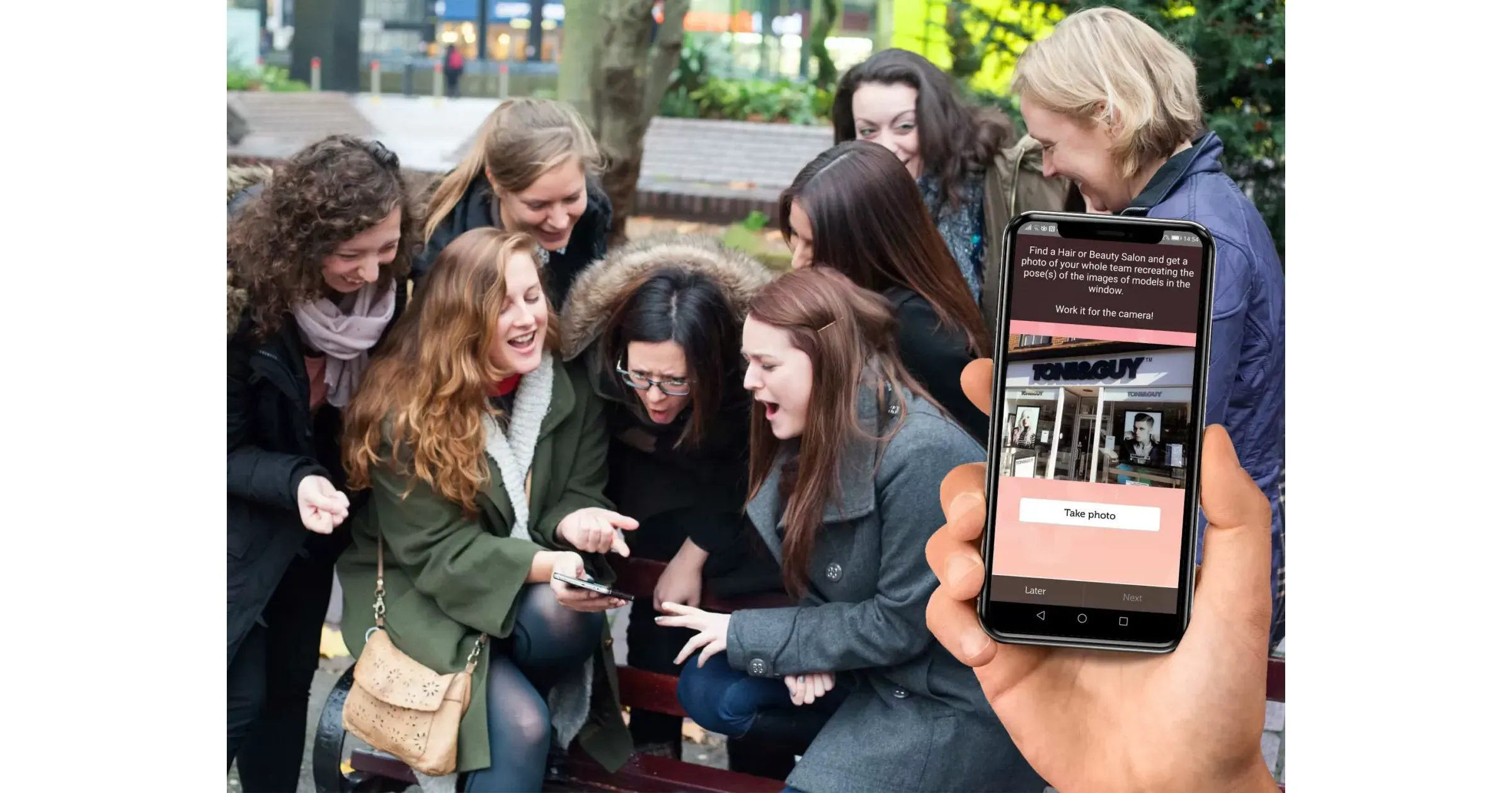 Smartphone Urban Treasure Hunt for Team Building Groups