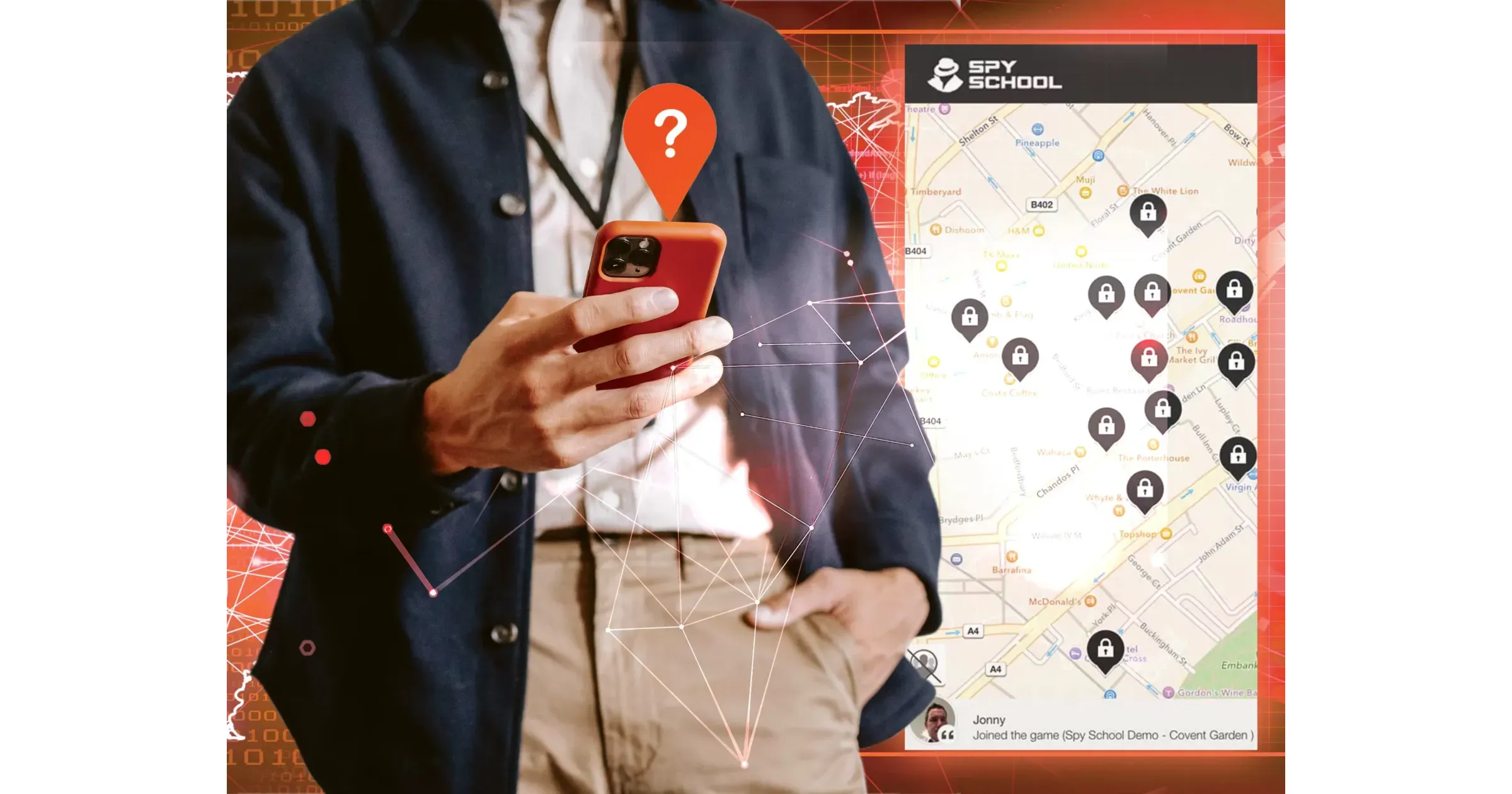 Spy School Smartphone Team Building in Portsmouth