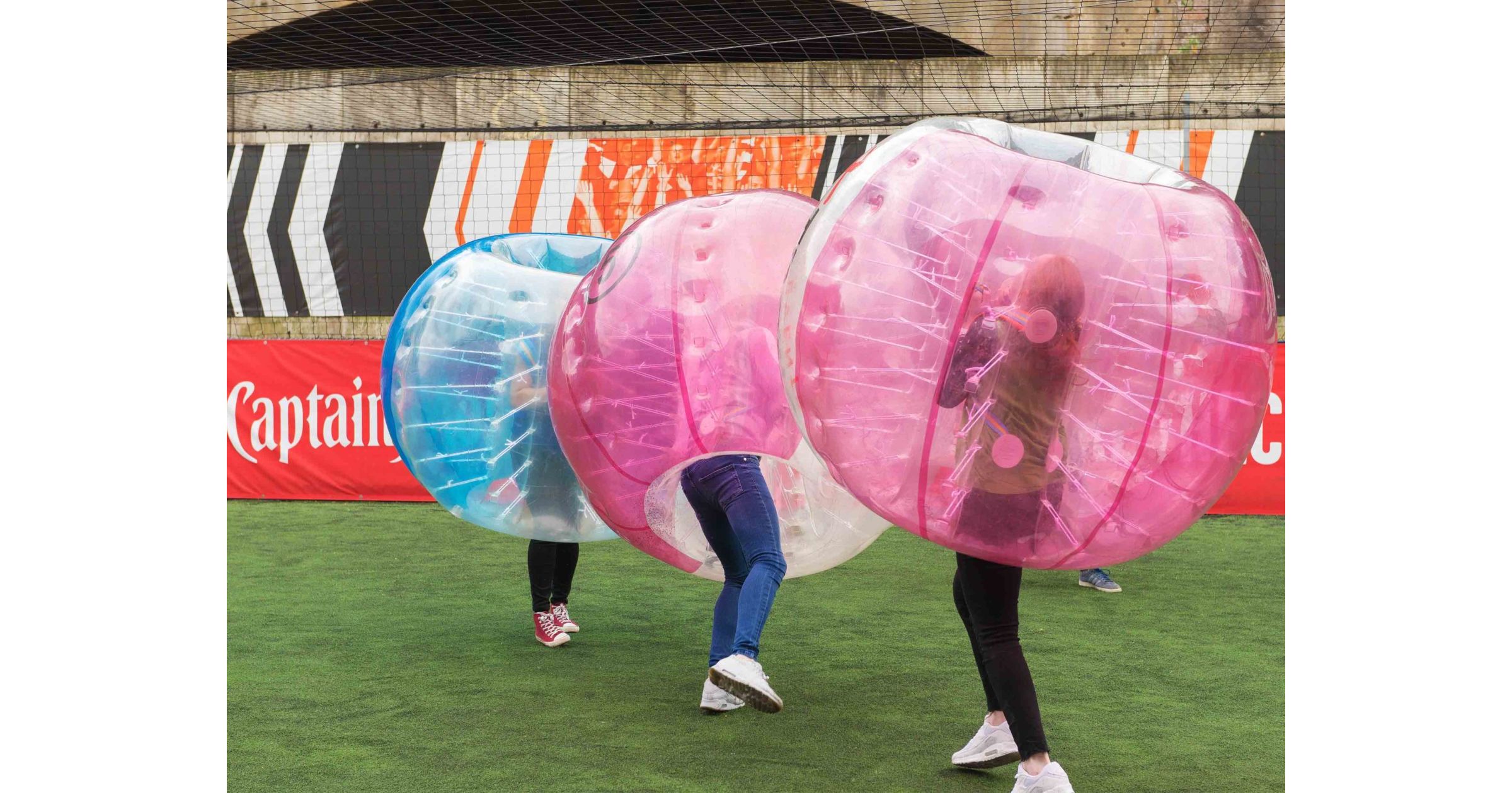 Zorb Bubble Games Team Building in Swansea